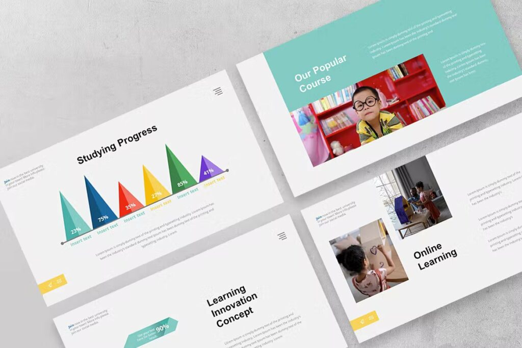 Education & College Presentation Slide – MasterBundles