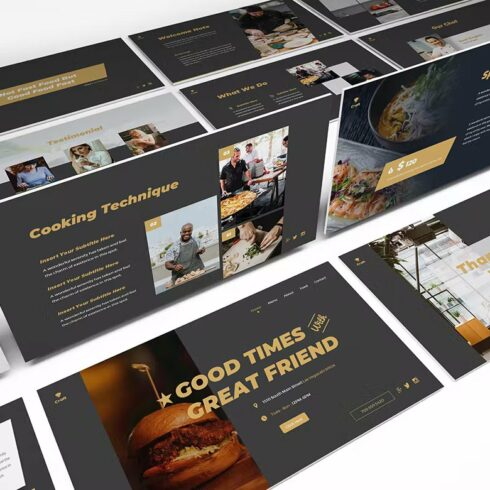Craft Kitchen Powerpoint Template | MasterBundles