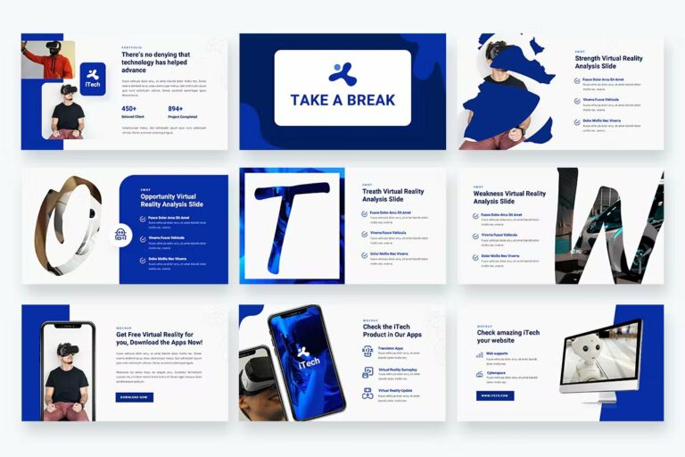 ITech — IT Solutions Powerpoint Template – MasterBundles