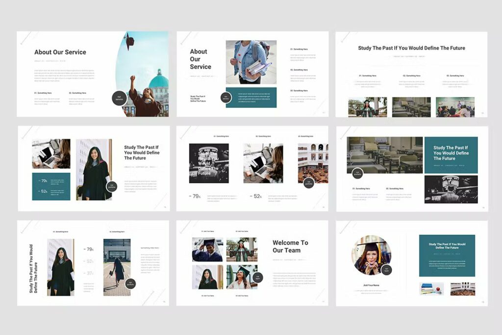 Unisly - University Education PowerPoint Template – MasterBundles