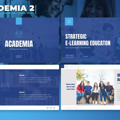 Academia - University School PowerPoint Template | MasterBundles