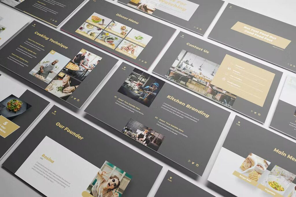 Craft Kitchen Powerpoint Template – MasterBundles