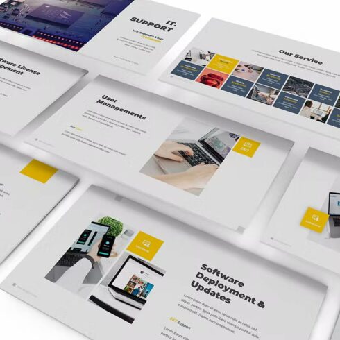 IT Support Powerpoint Template | Master Bundles