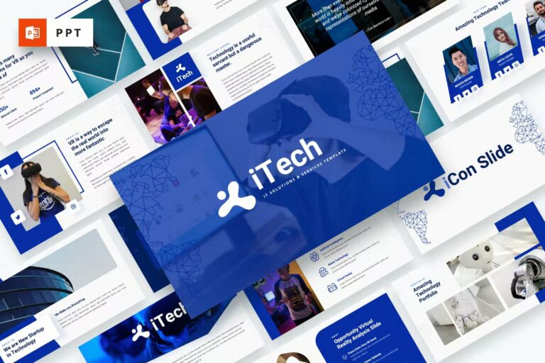 ITech — IT Solutions Powerpoint Template – MasterBundles