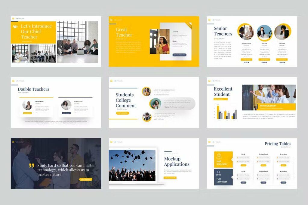 Tatu University Google Slides – MasterBundles