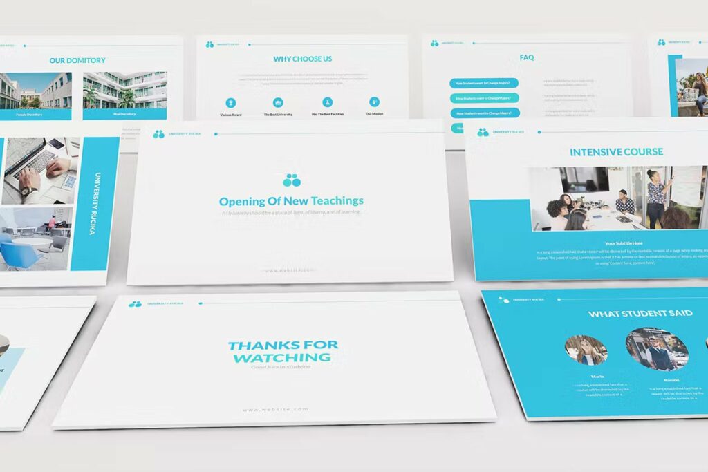University PowerPoint Presentation Template – MasterBundles