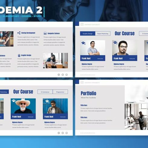 Academia - University School PowerPoint Template | MasterBundles