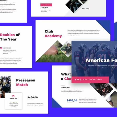 American Football Powerpoint Template | Master Bundles