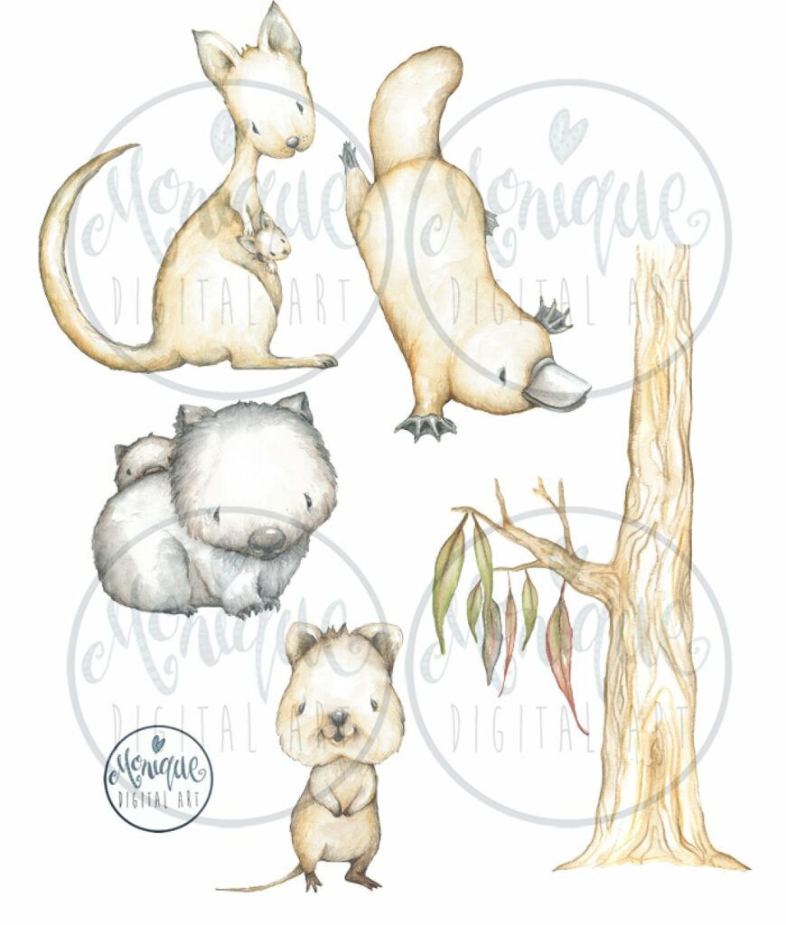 Australian Animals Clip Art – MasterBundles