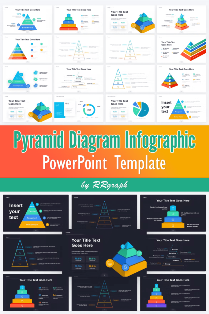 Pyramid Chart Infographic PowerPoint Template – MasterBundles