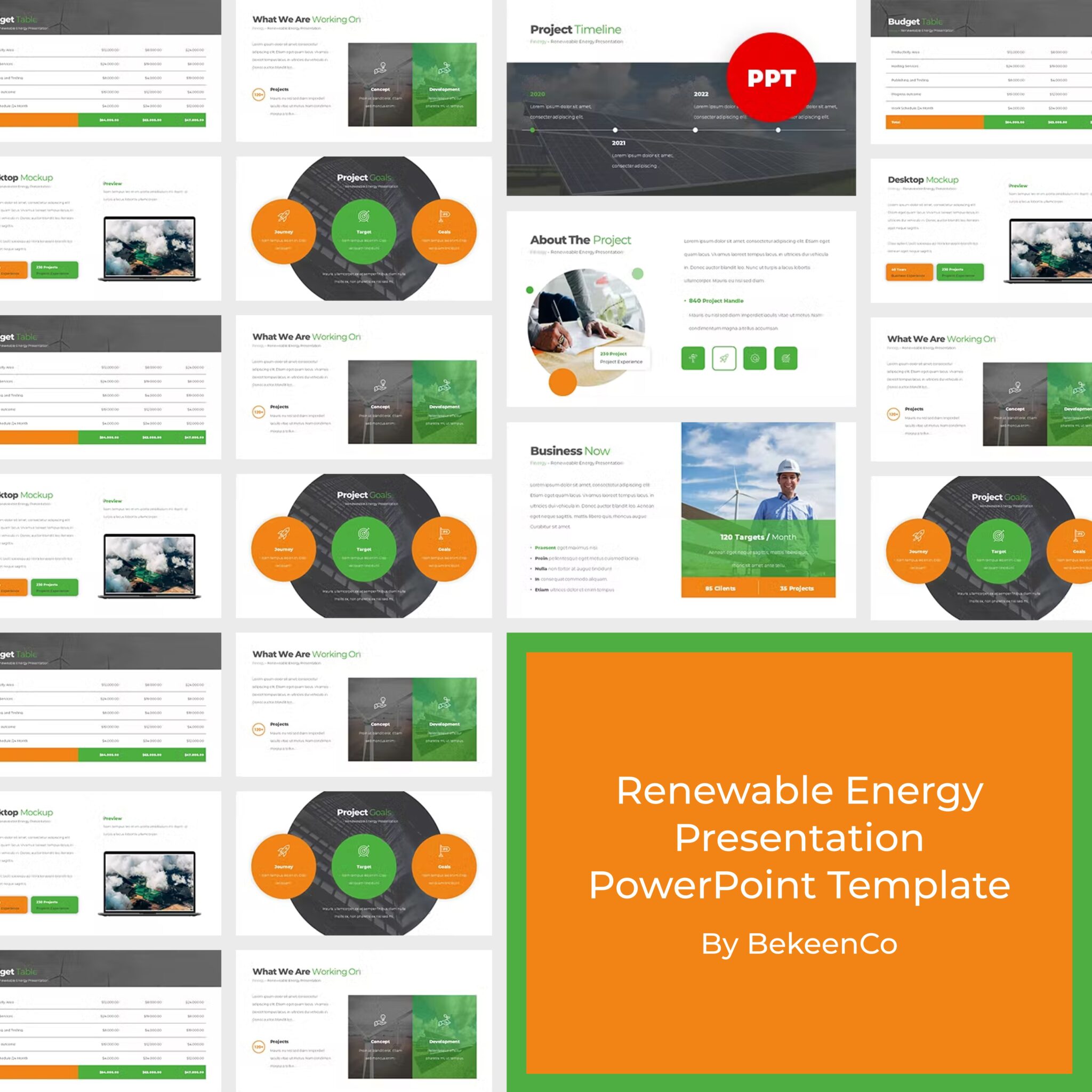 Finergy Renewable Energy Presentation Template – MasterBundles
