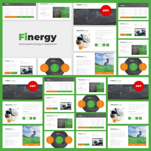 Finergy Renewable Energy Presentation Template – MasterBundles