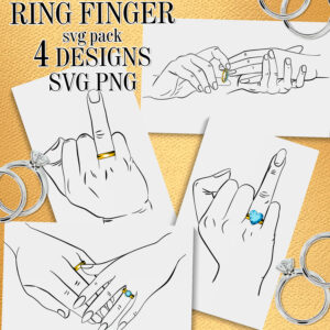 Ring Finger SVG Files – MasterBundles