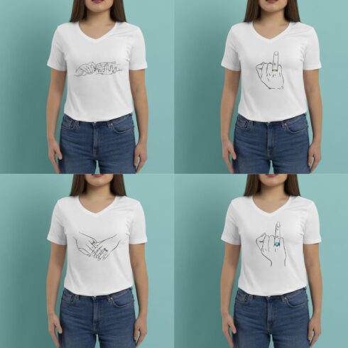 Ring Finger T-Shirt Designs Bundle – MasterBundles