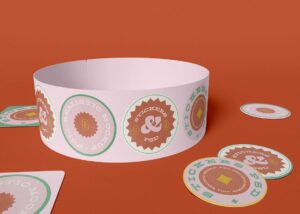 Round Stickers Mockup Template – MasterBundles