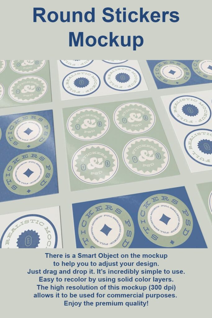 Round Stickers Mockup Graphics – MasterBundles