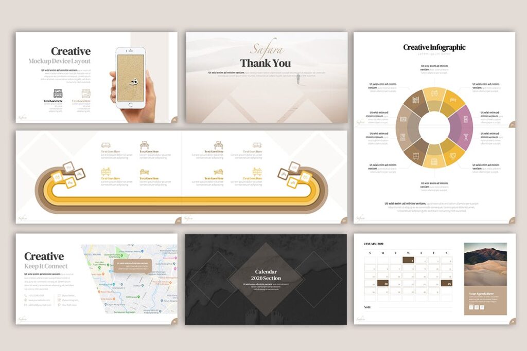 Safara - Calendar Template – MasterBundles
