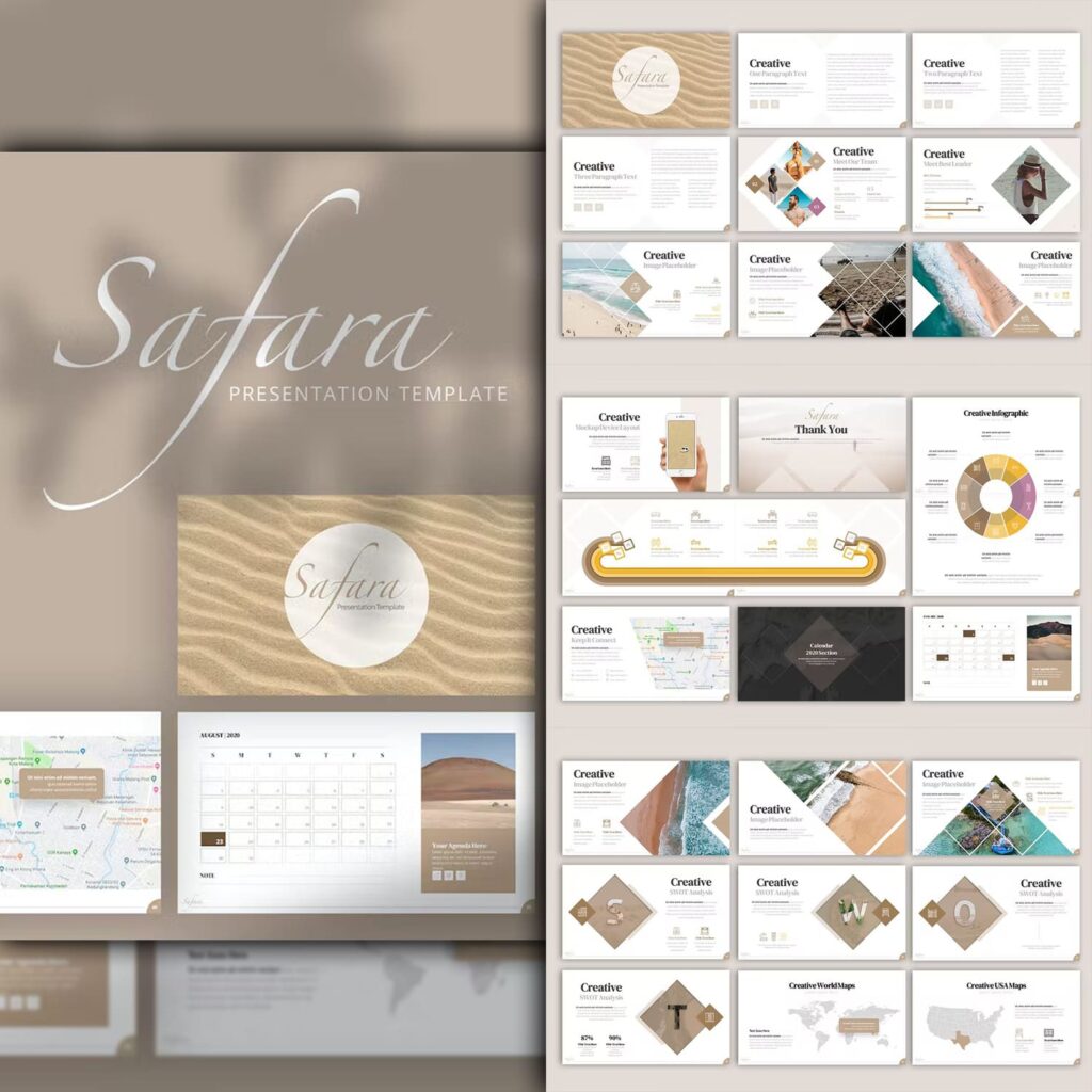 Safara - Calendar Template – MasterBundles