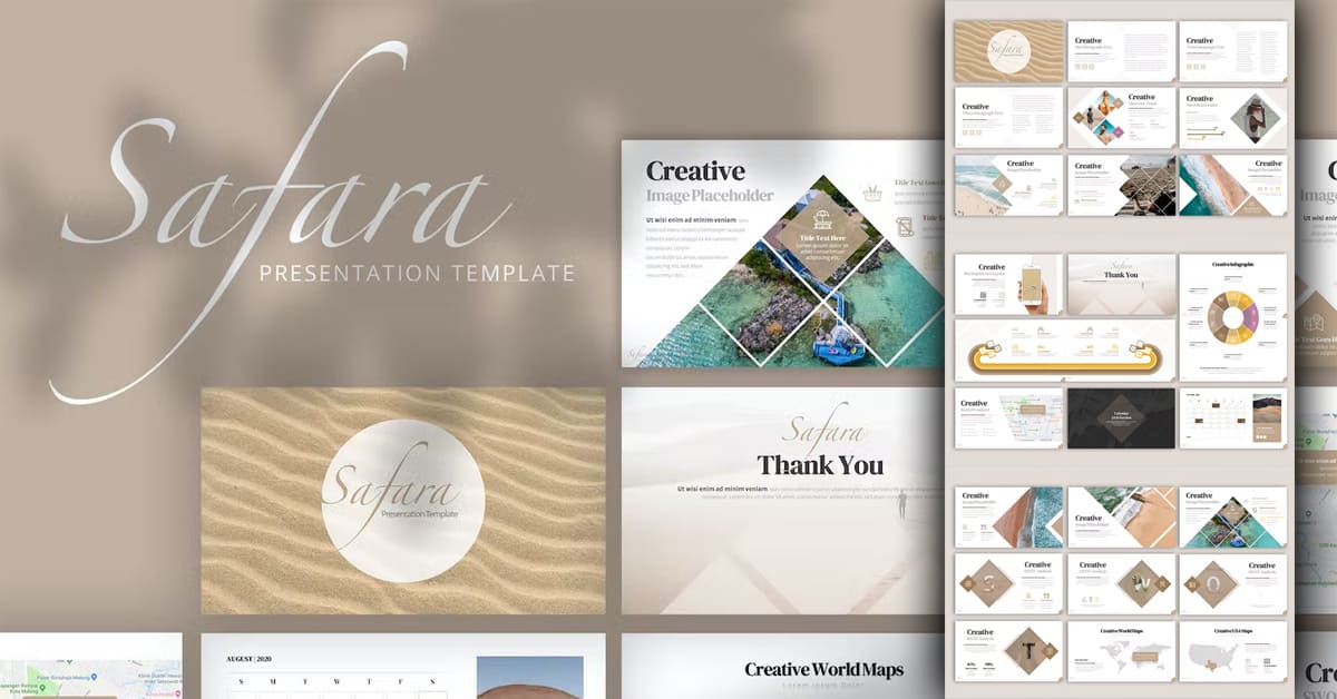Safara - Calendar Template – MasterBundles