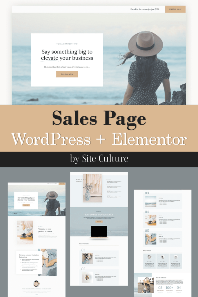 Sales Page | WordPress + Elementor – MasterBundles