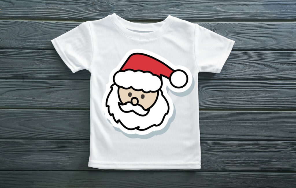 Santa Face SVG T-shirt Designs – MasterBundles