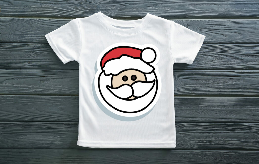 Santa Face SVG T-shirt Designs – MasterBundles