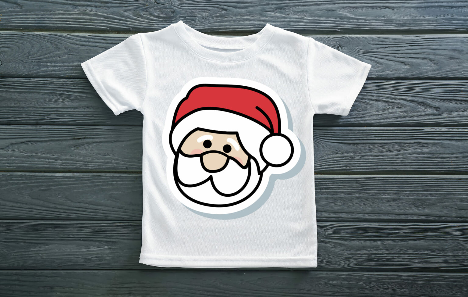 Santa Face SVG T-shirt Designs – MasterBundles