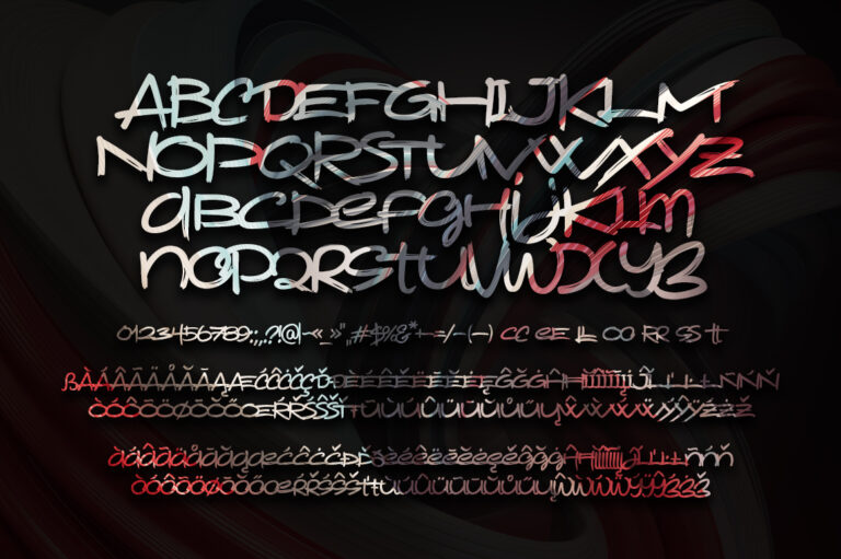Script Graffiti Agress Font - MasterBundles