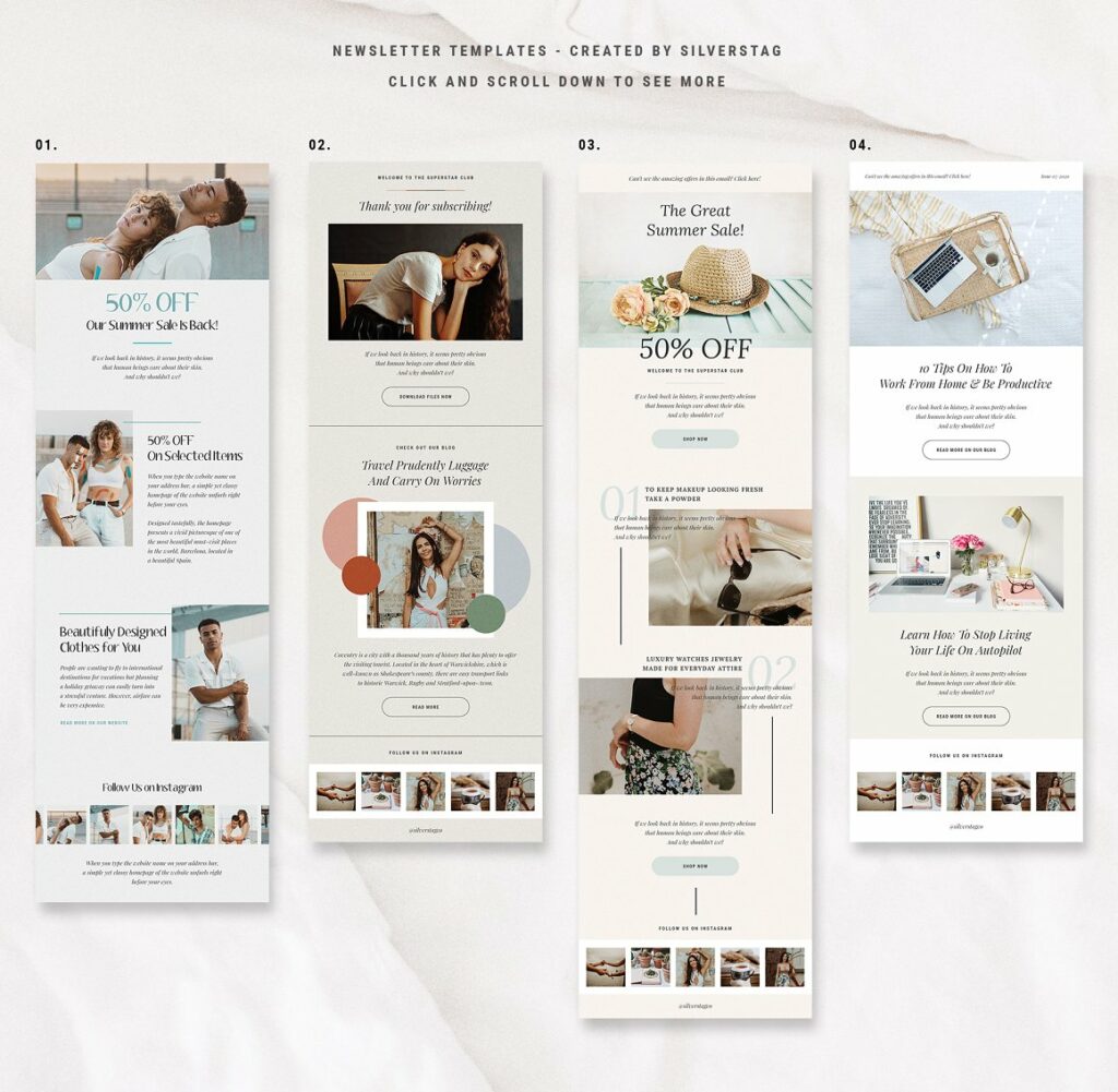 Selena - Modern Newsletter Templates – MasterBundles