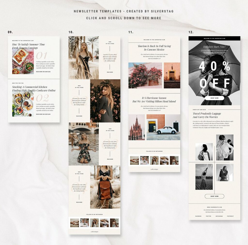 Selena - Modern Newsletter Templates – MasterBundles