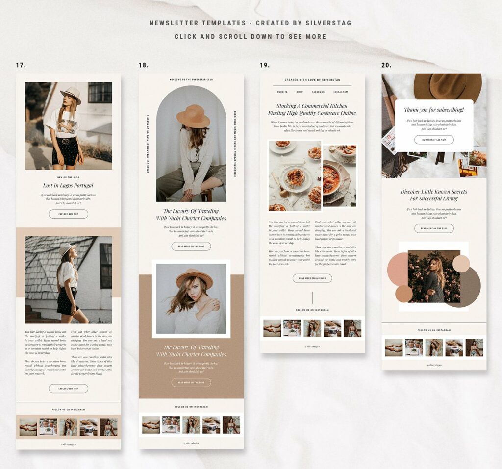 Selena - Modern Newsletter Templates – MasterBundles