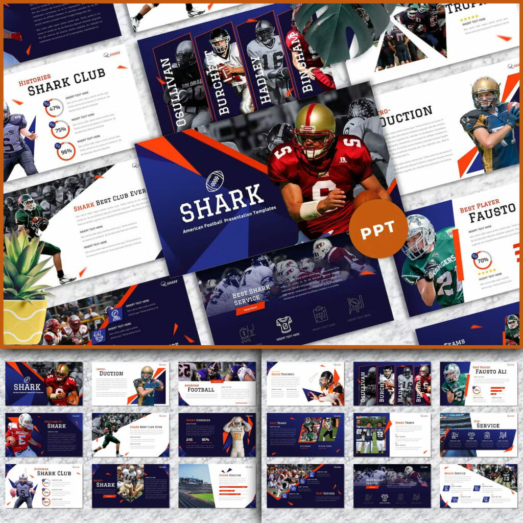 American Football Powerpoint Template – MasterBundles
