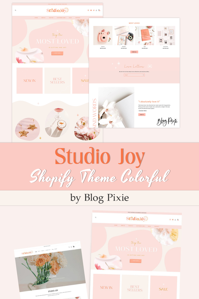 Shopify Theme Colorful - Studio Joy – MasterBundles