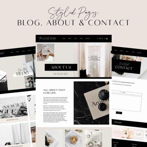 Shopify Theme - The Luxe Edit | MasterBundles