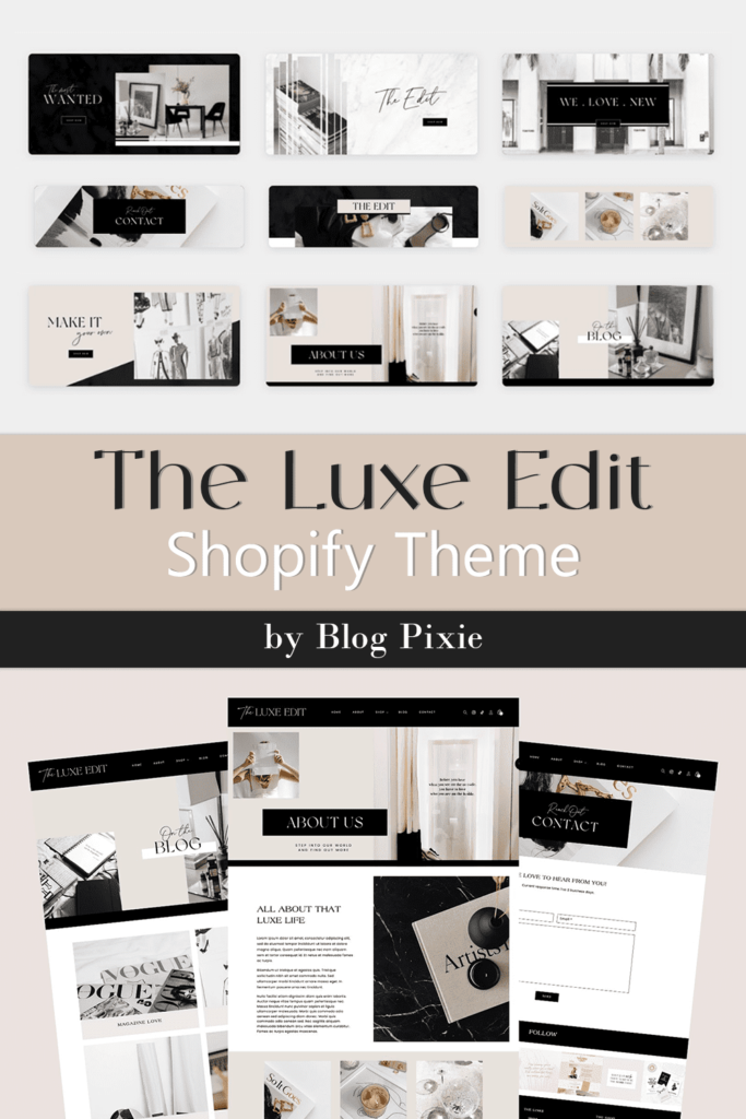 Shopify Theme - The Luxe Edit – MasterBundles