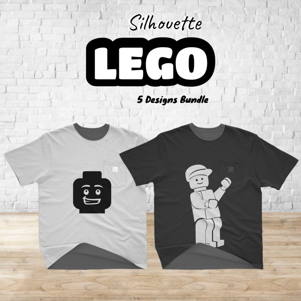 Silhouette Lego SVG T-shirt Designs Bundle – MasterBundles