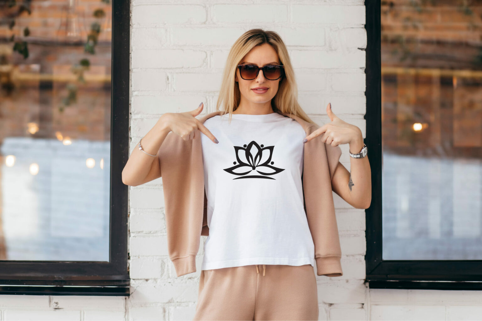 Silhouette Lotus Flower SVG T-shirt Designs Bundle – MasterBundles