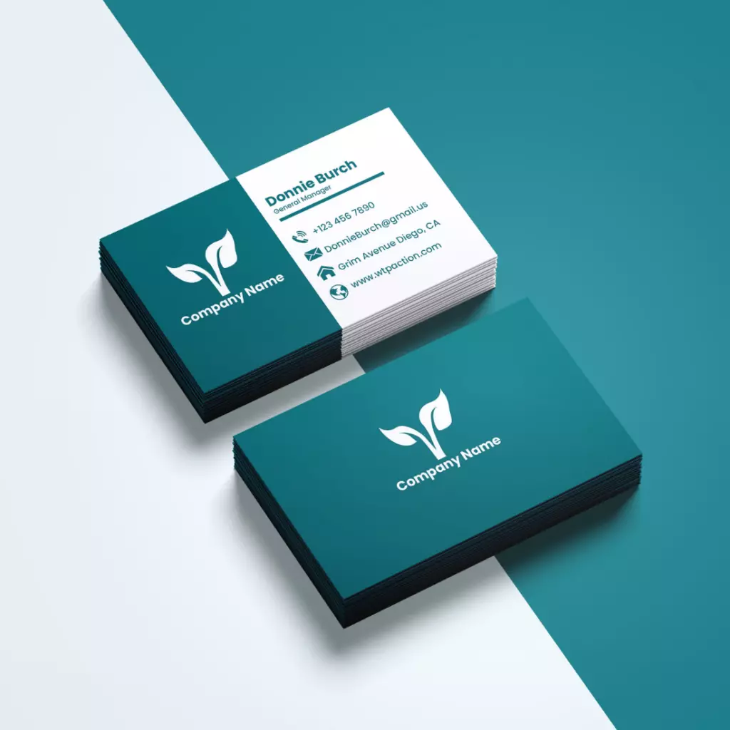 Simple Printable Business Card Design - MasterBundles