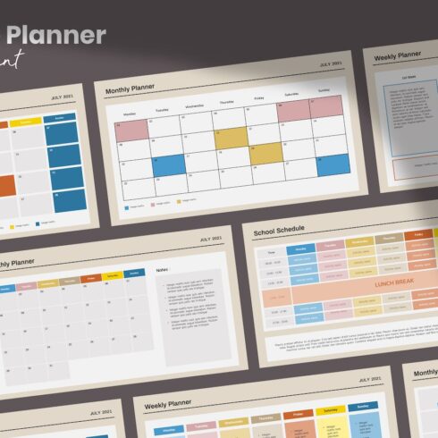 Simple Planner Powerpoint | Master Bundles
