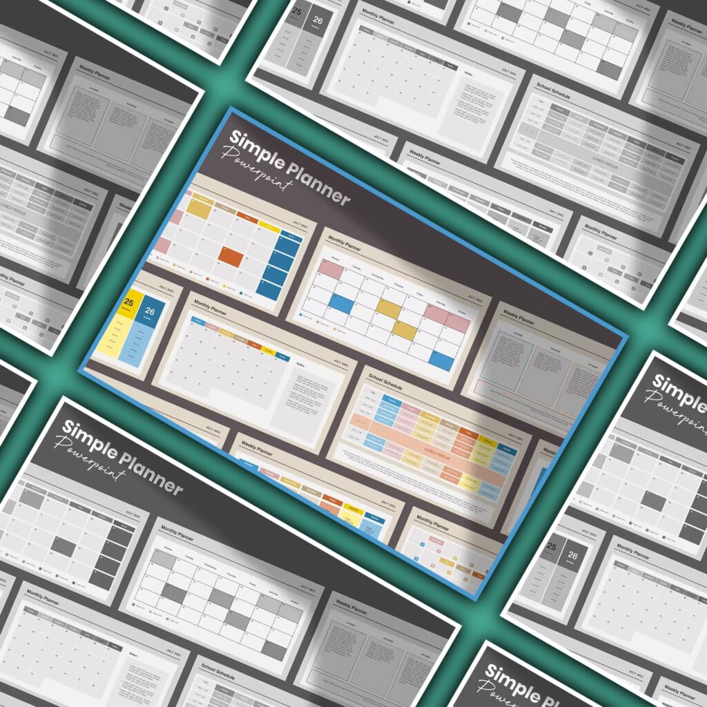 Simple Planner Powerpoint – MasterBundles