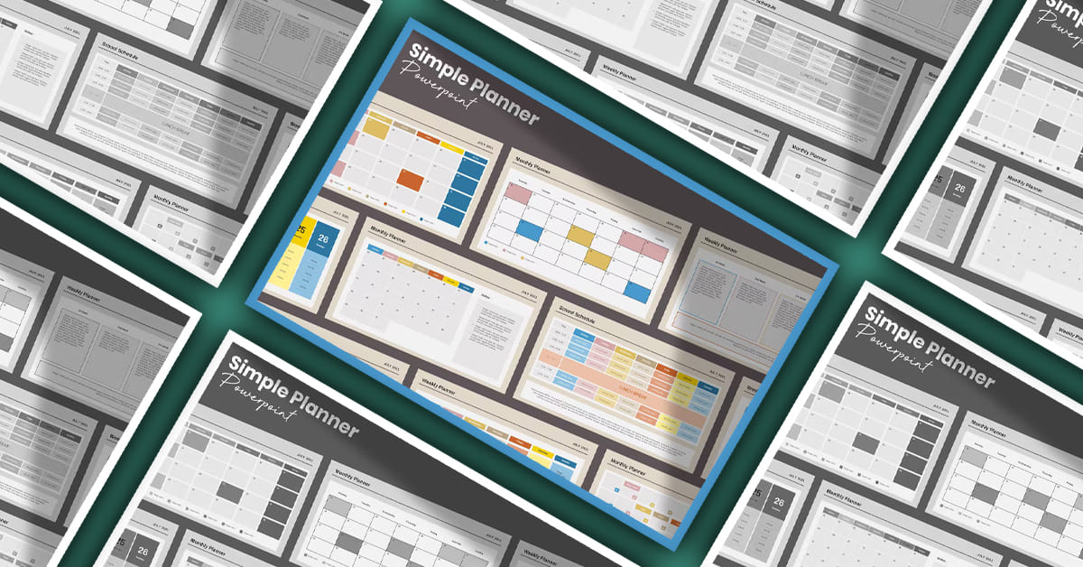Simple Planner Powerpoint – MasterBundles