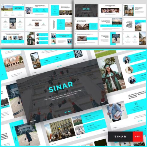 Sinar - Universiteit PowerPoint Template – MasterBundles