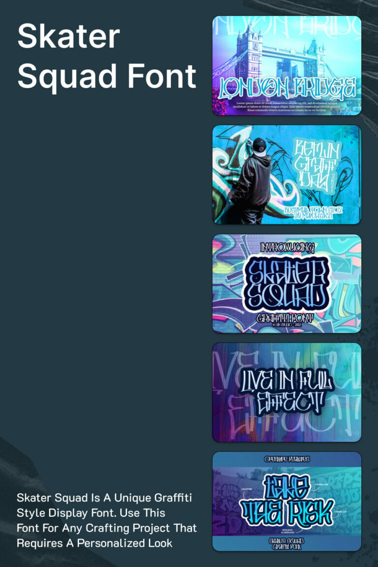 Skater Squad Font – MasterBundles