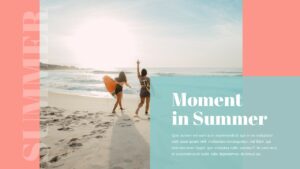 Summer Beach Powerpoint Template | MasterBundles