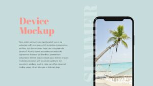 Summer Beach Powerpoint Template | MasterBundles
