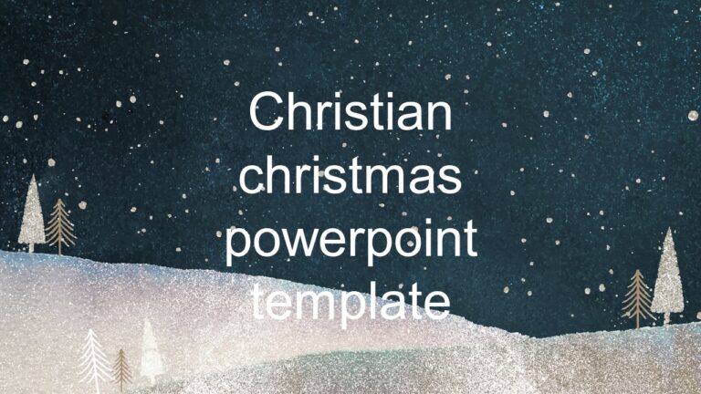 Christian Christmas Powerpoint Template – MasterBundles