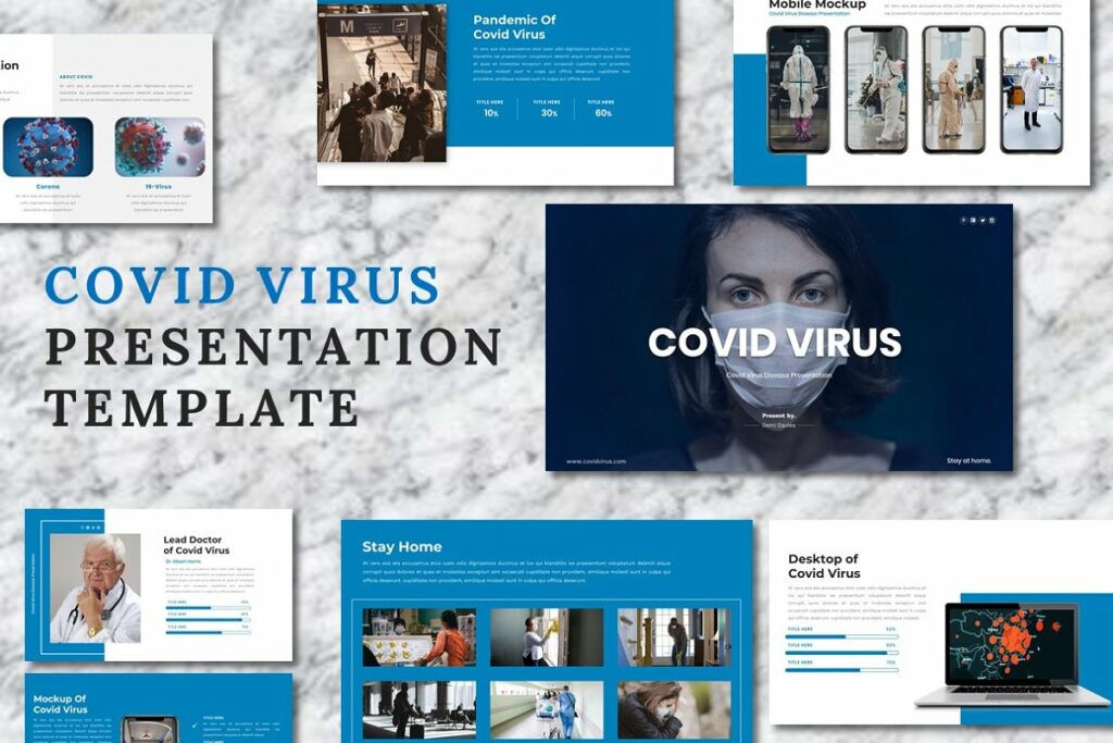 Covid Virus - Medical Google Slide – MasterBundles