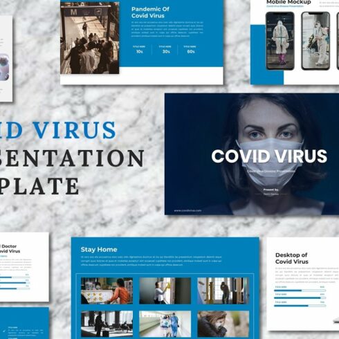 Covid Virus - Medical Google Slide | Master Bundles