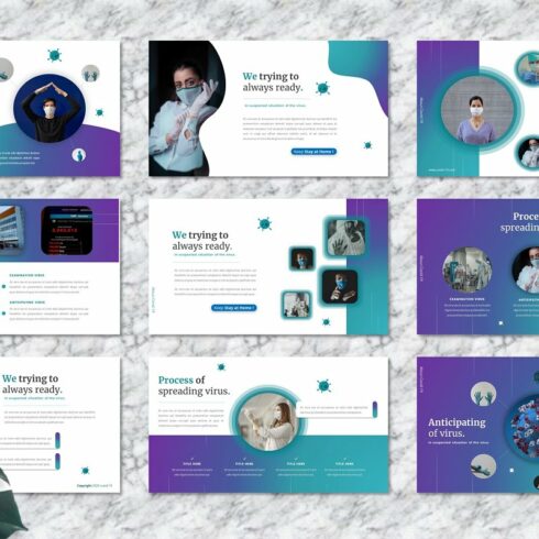 Covid-19 Virus - Medical Google Slide | Master Bundles