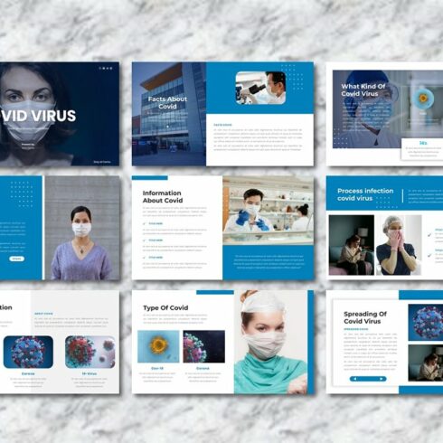 Covid Virus - Medical Google Slide | Master Bundles